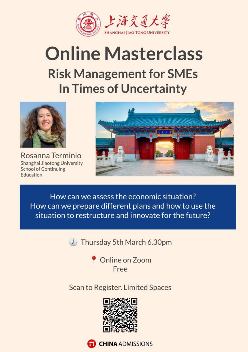Risk Management in Times of Uncertainty ~ Online Master Class | the ...